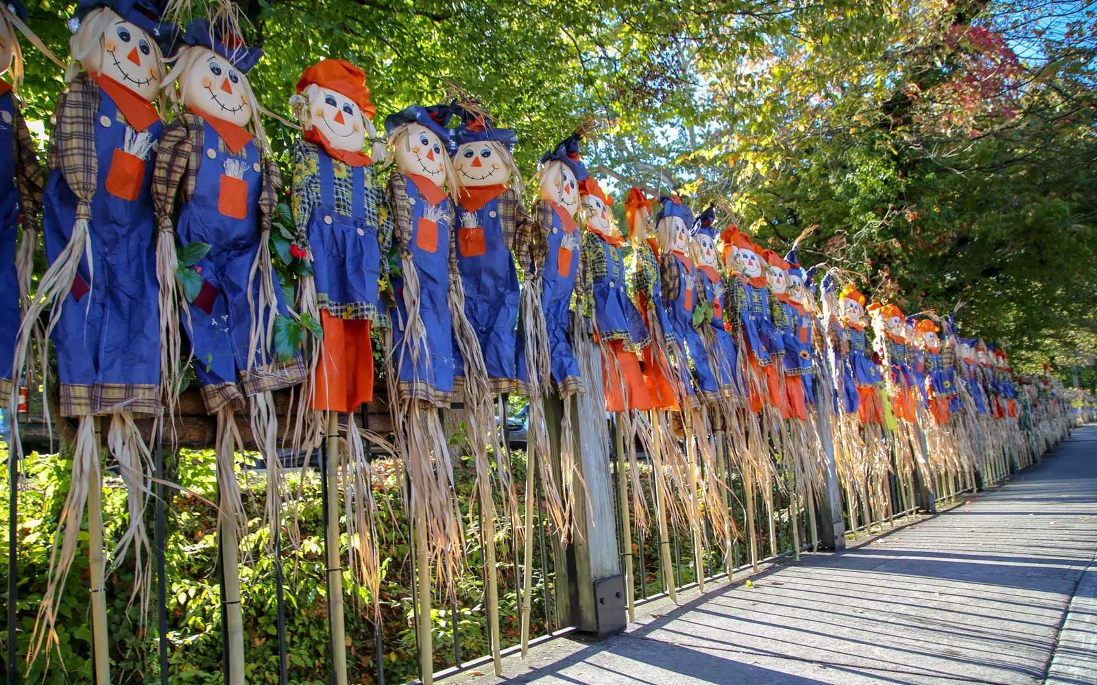 Ngetung Scarecrows ing Gatlinburg, TN