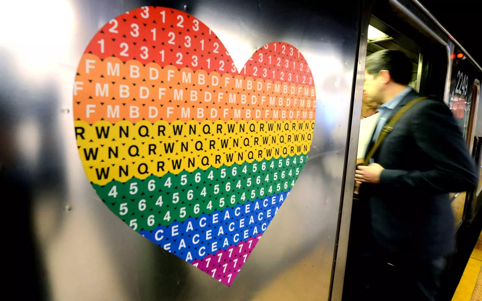 Trains PRIDE du métro MTA