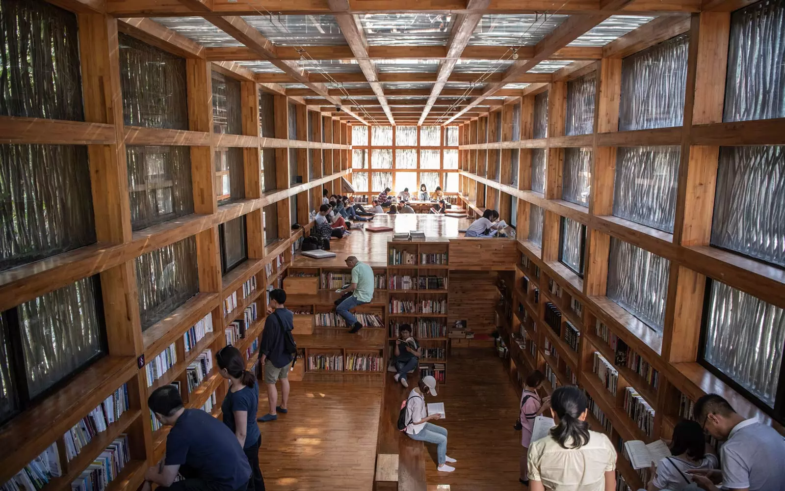 Liyuan bibliotek, Peking, Kina