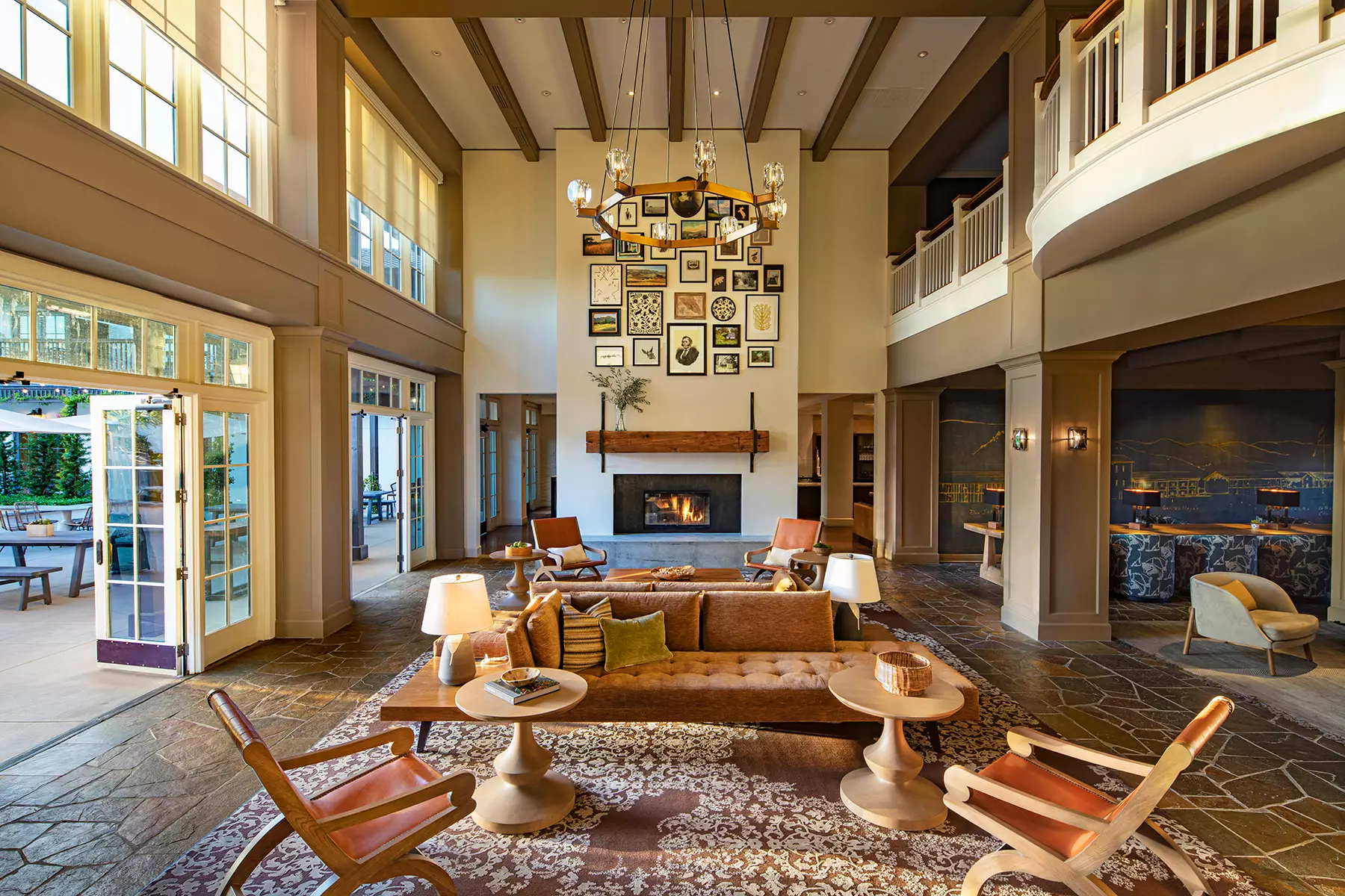 Interior de The Lodge at Sonoma