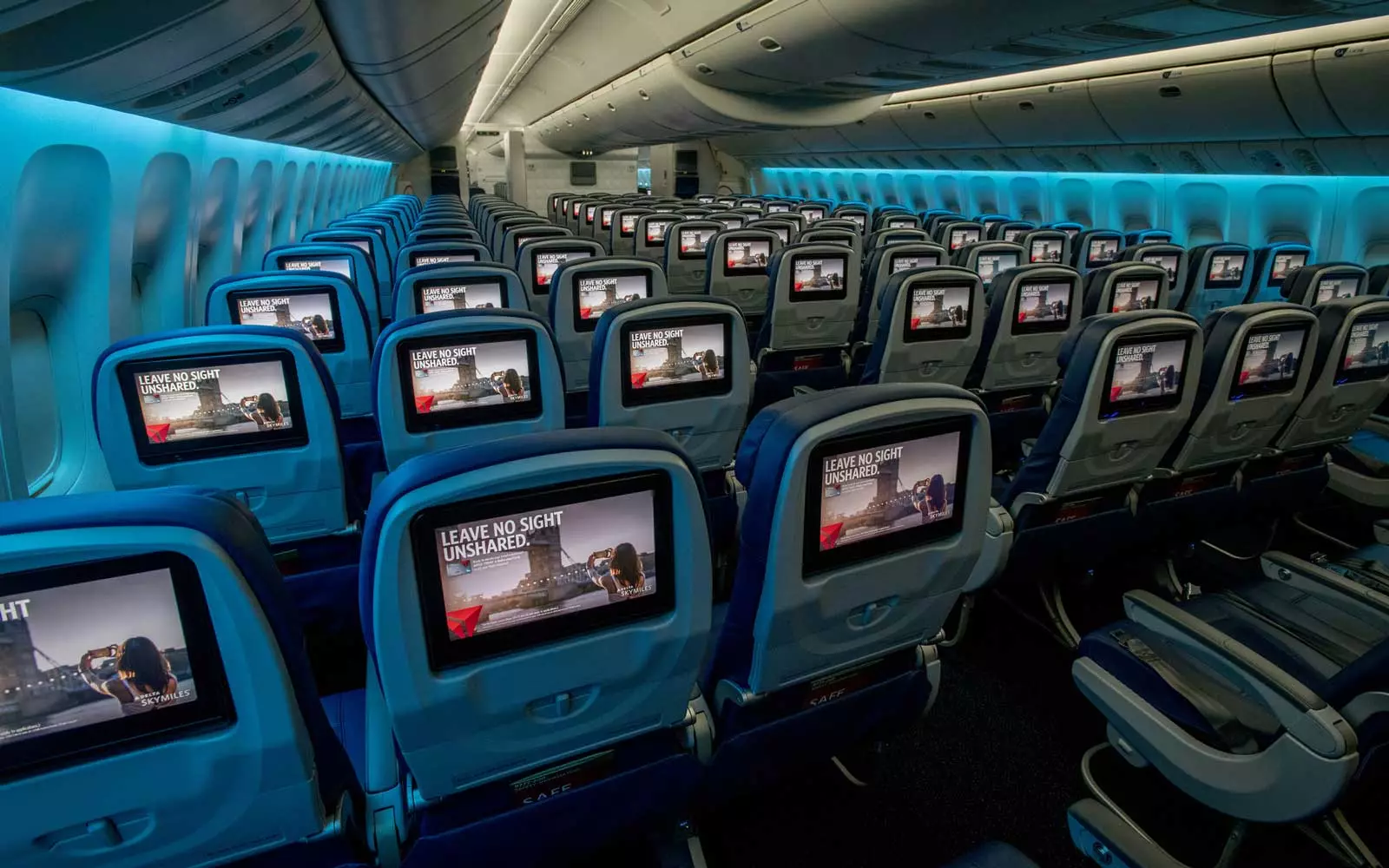 O entretenimento a bordo da Delta Airlines apresenta o Hulu