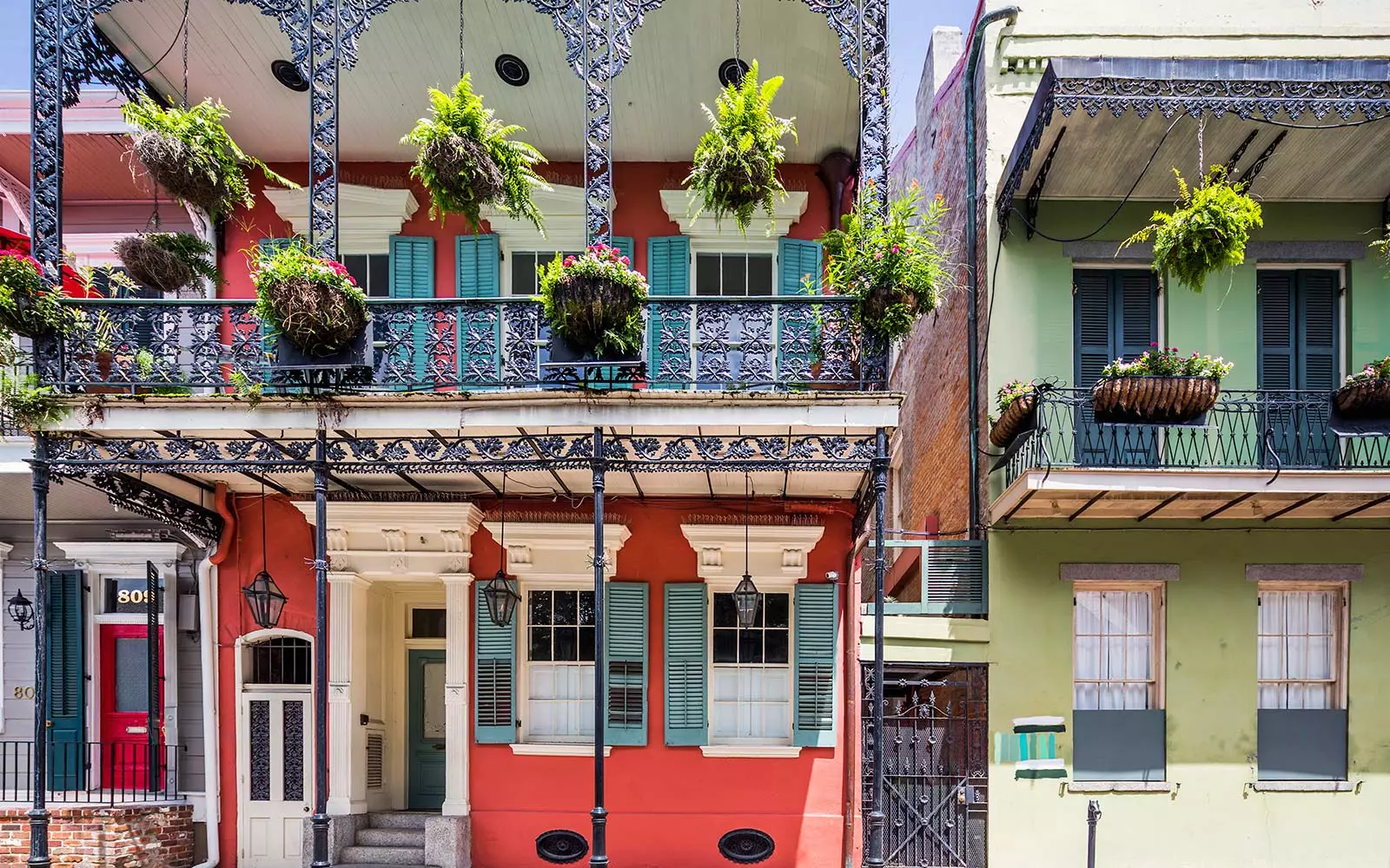 New Orleans French Quarter-arkitektur