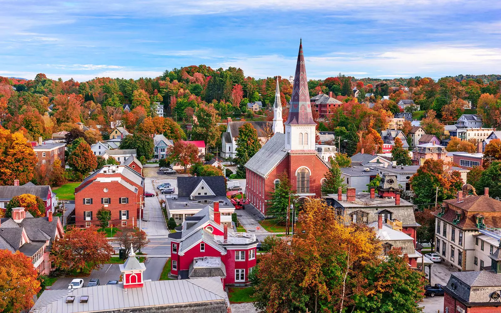 Montpelier, Vermont, USA ٽائون آرڪيٽيڪچر