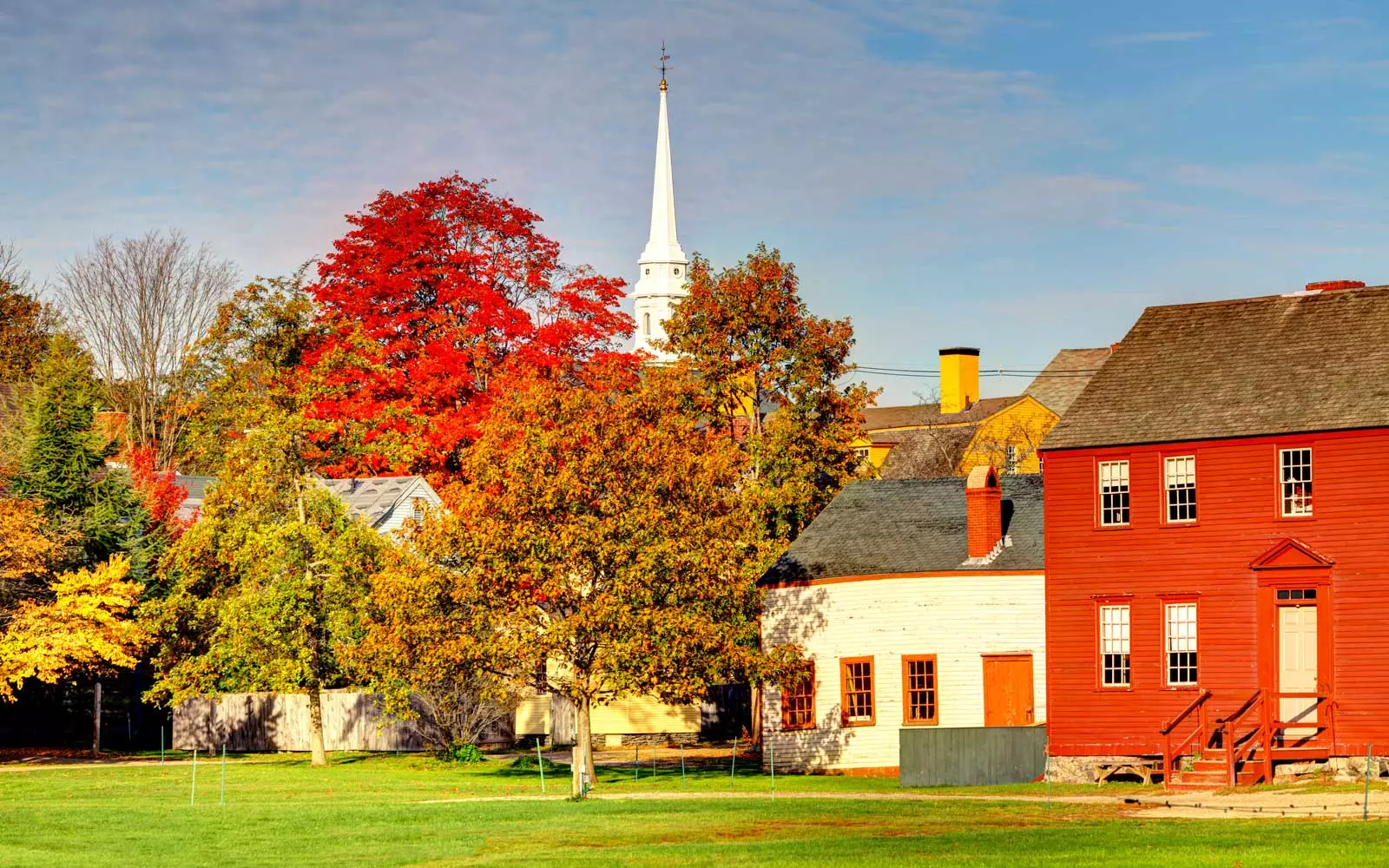 Otoño en Portsmouth, Nuevo Hampshire