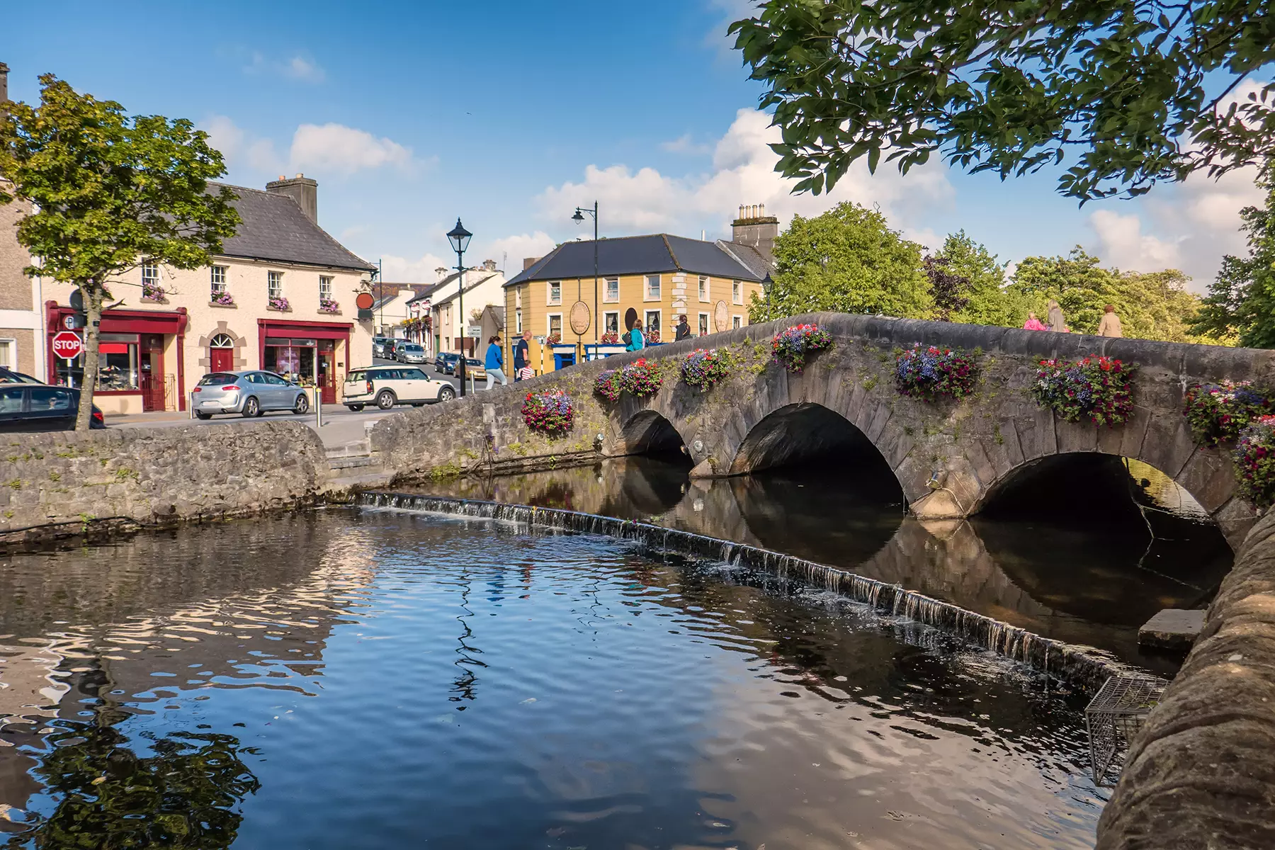 Ponte di Westport nella contea di Mayo, Irlanda