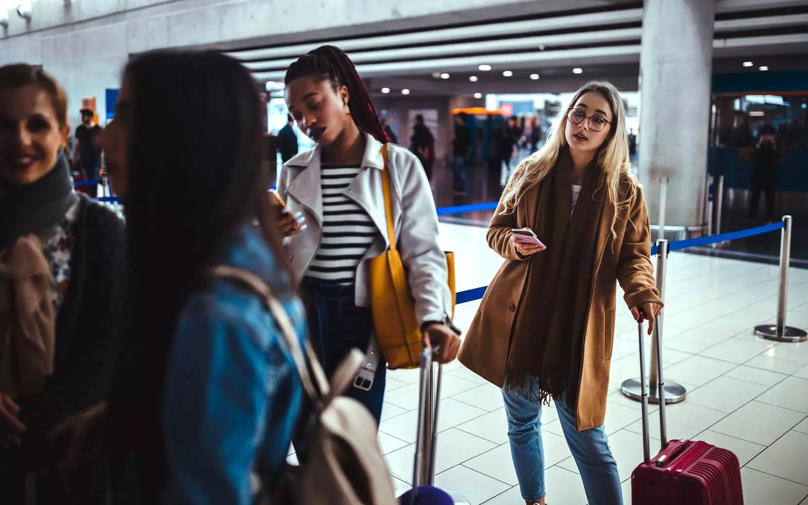 Reesend op engem Flughafen