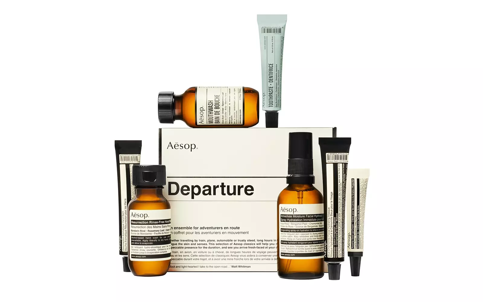 Kit de viagem de partida AESOP