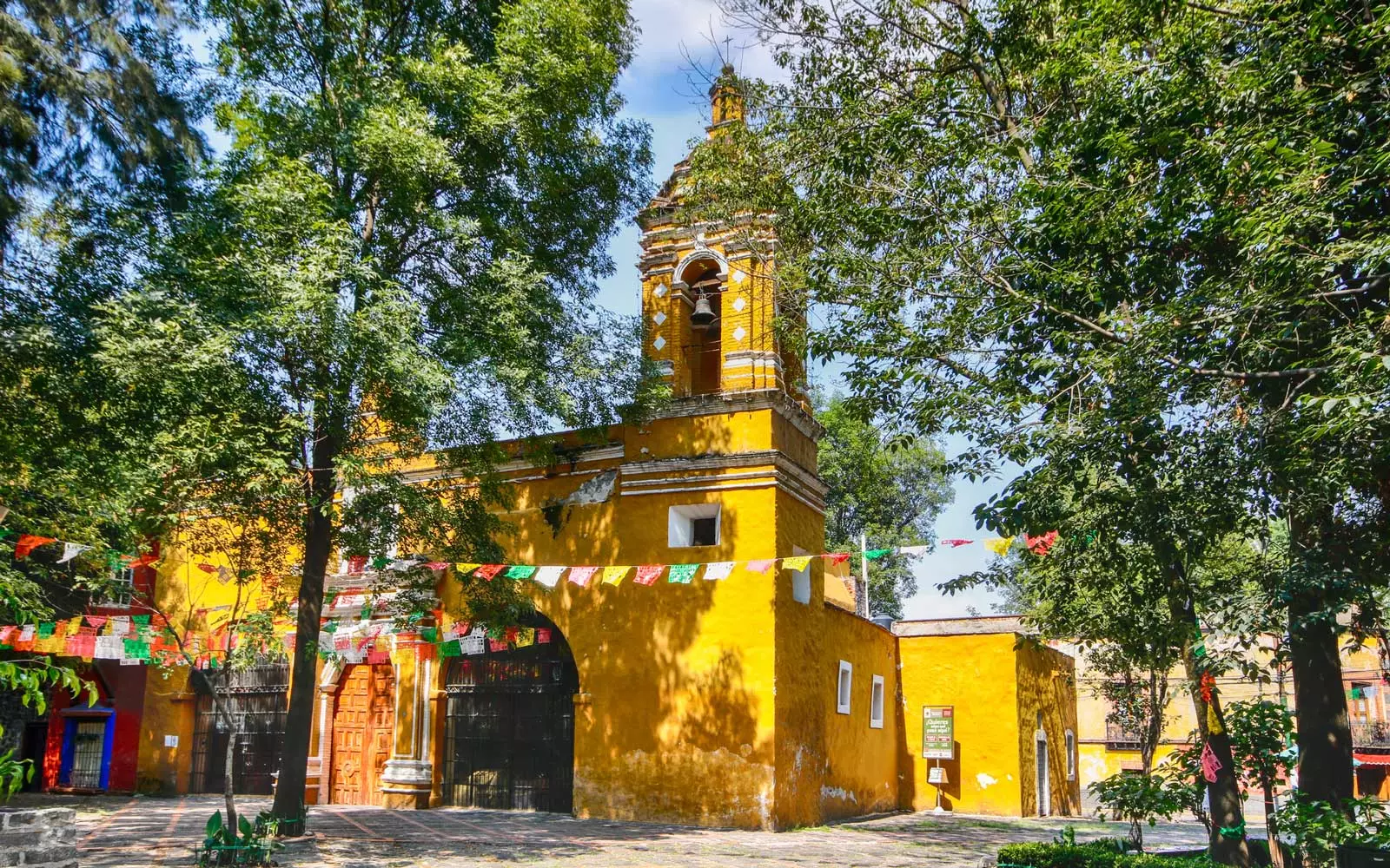 Santa Catarina-kirken i Coyoacan - Mexico City, Mexico