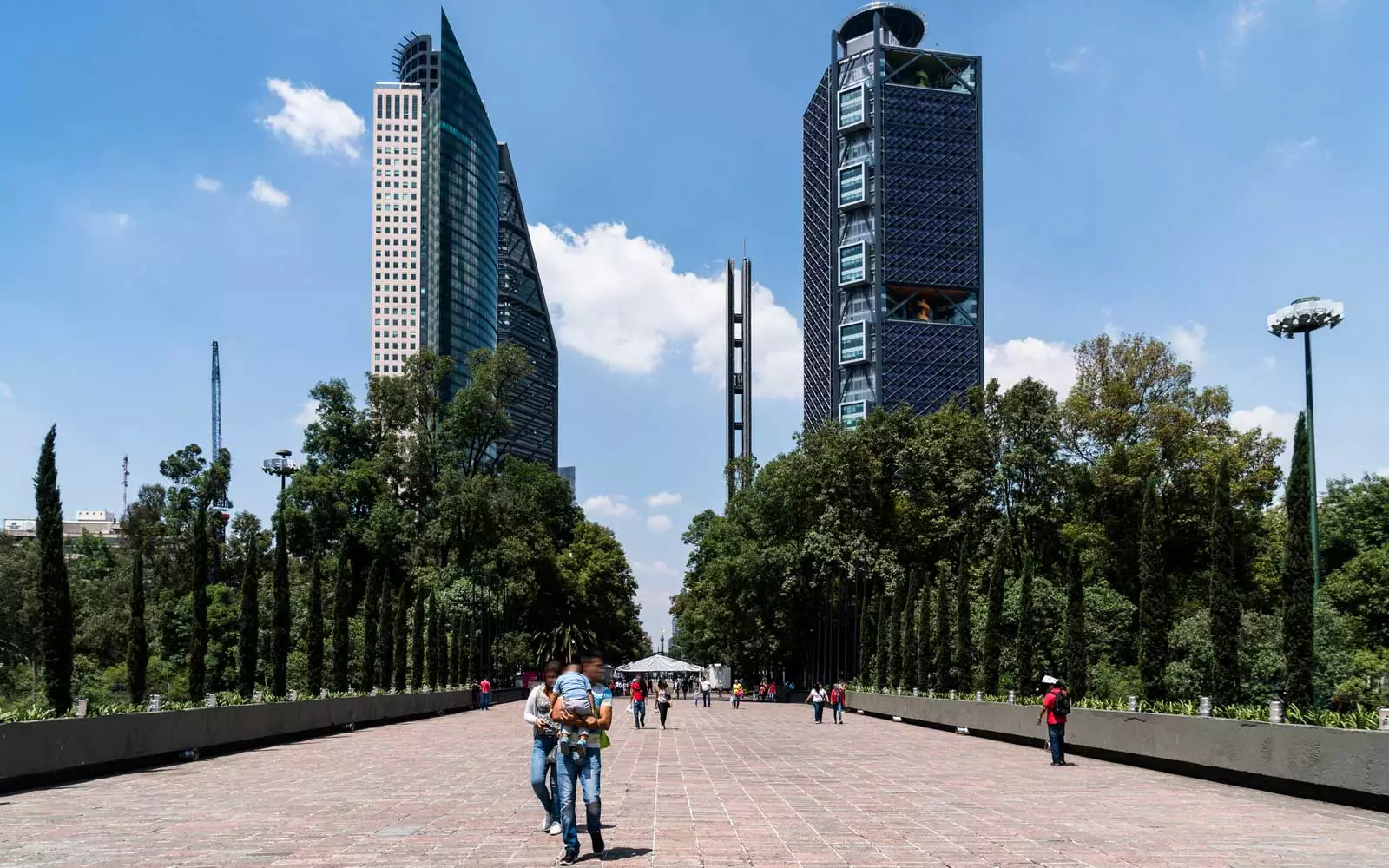 Kigger ned på Paseo de la Reforma Mexico City CDMX Mexico D.F.