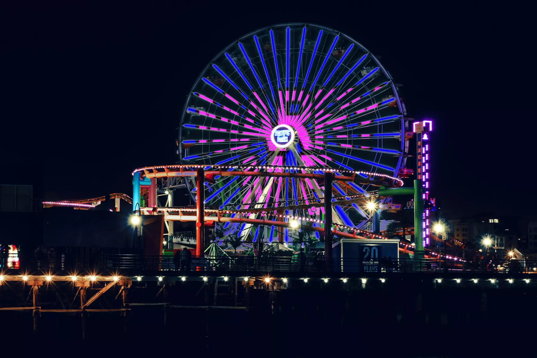 Pacific Park's Ferris vhiri rinopenya nekuverenga meseji