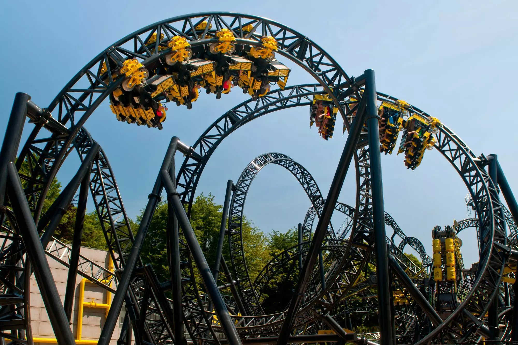 Roller coaster cu susul în jos