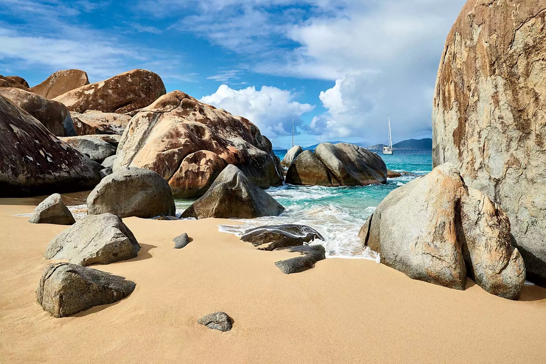 Na Folcadáin ar Virgin Gorda