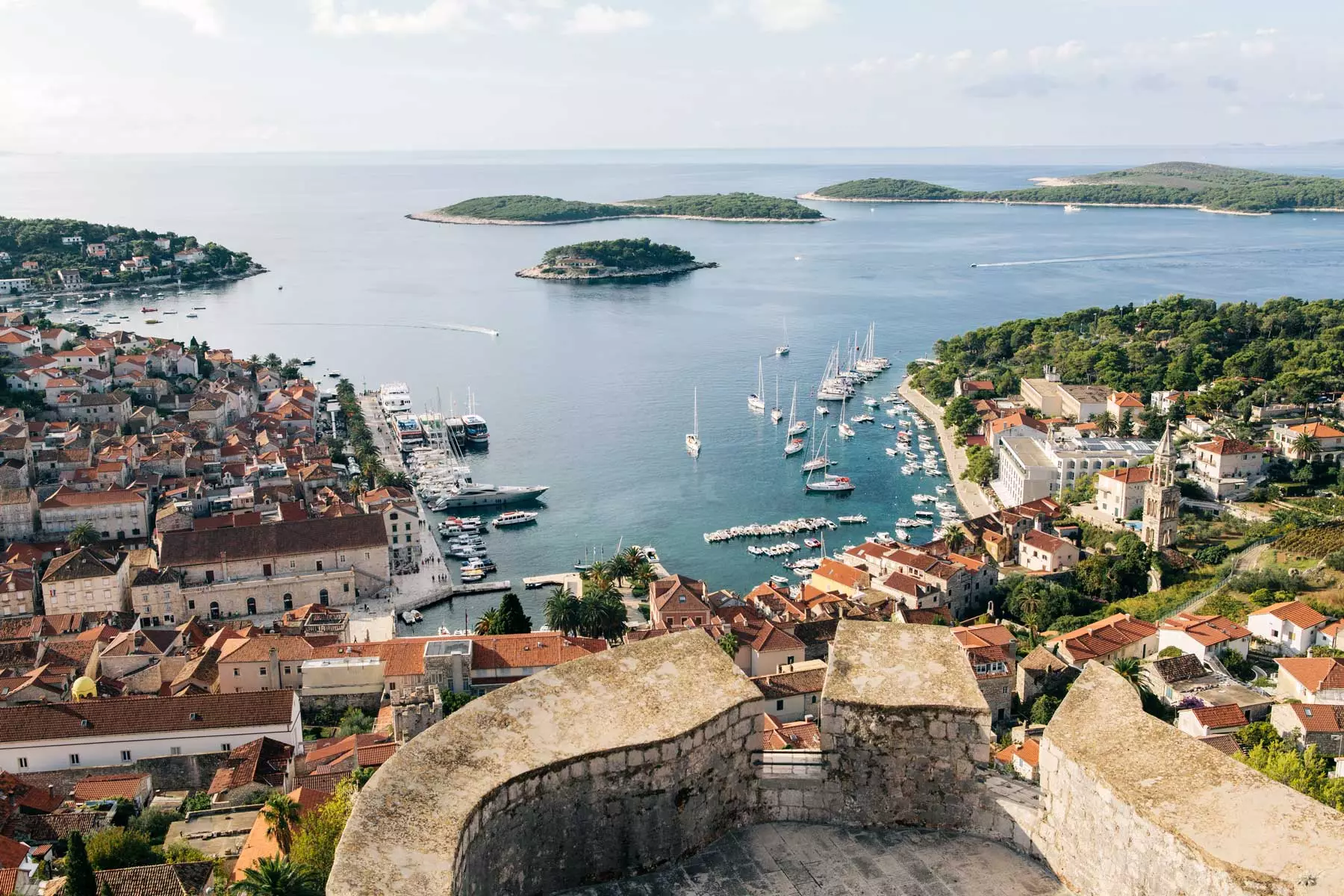 Hafen vun Hvar, Kroatien