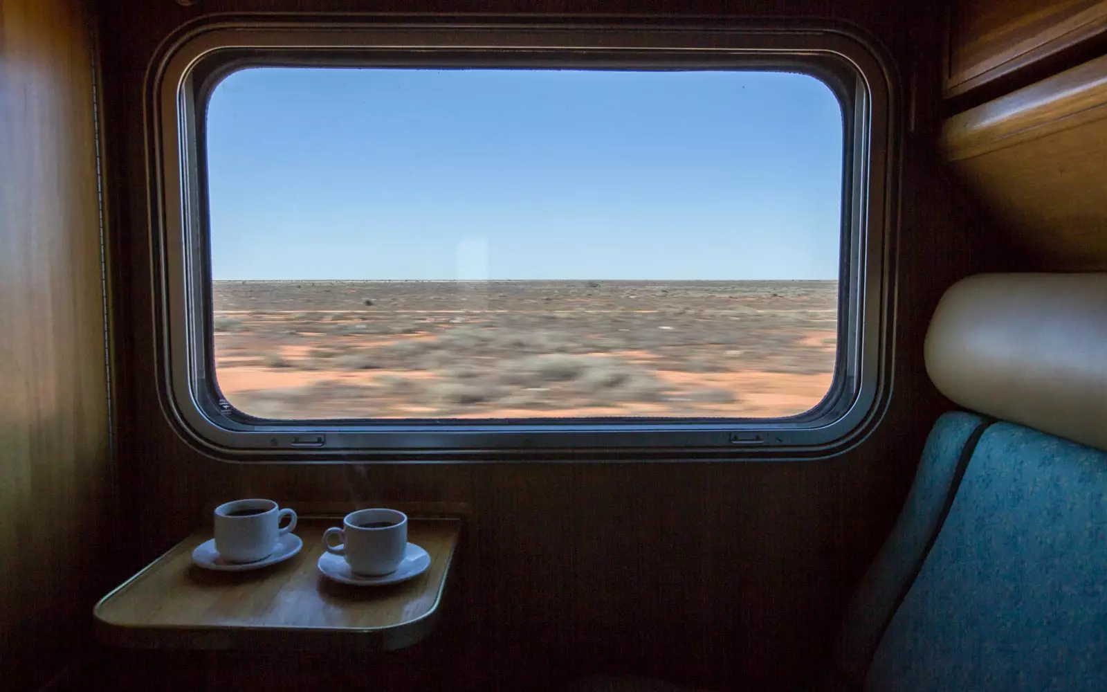 Vista dal treno Ghan in Australia