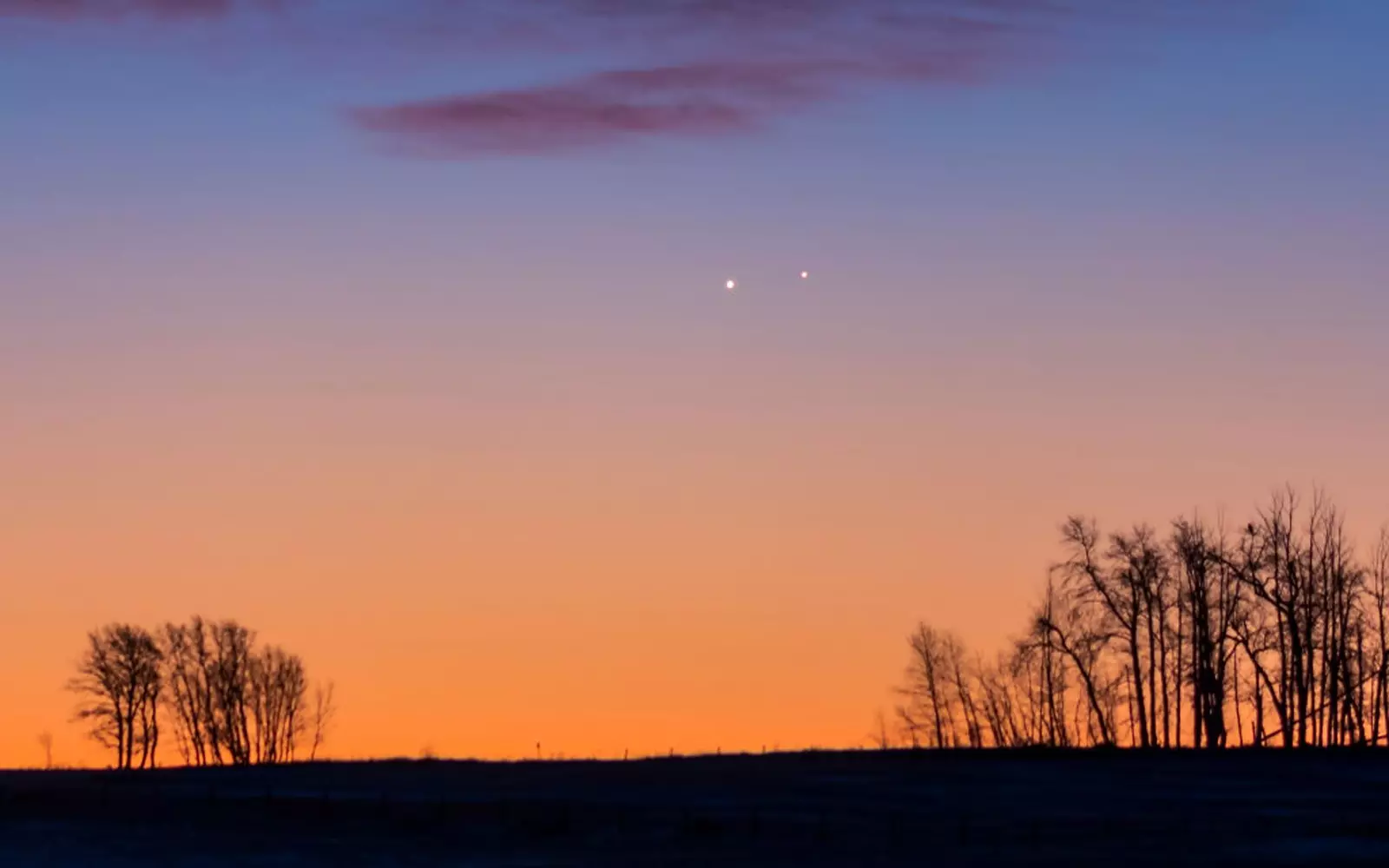 Venus a Jupiter Konjunktioun