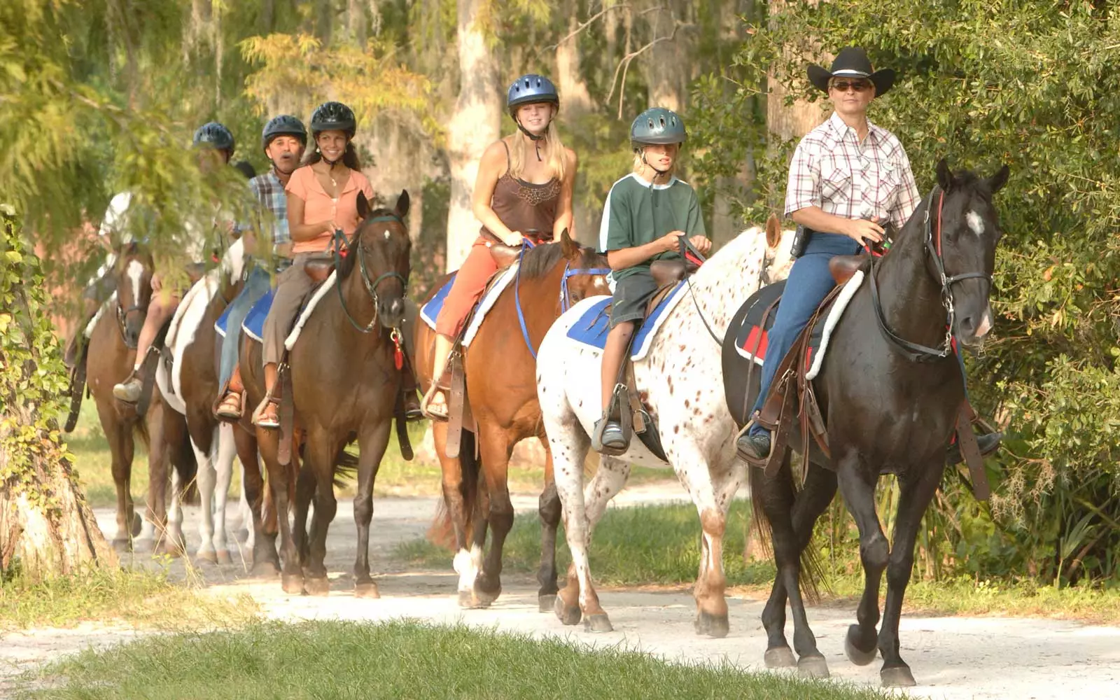 Paseos a cabalo en Fort Wilderness