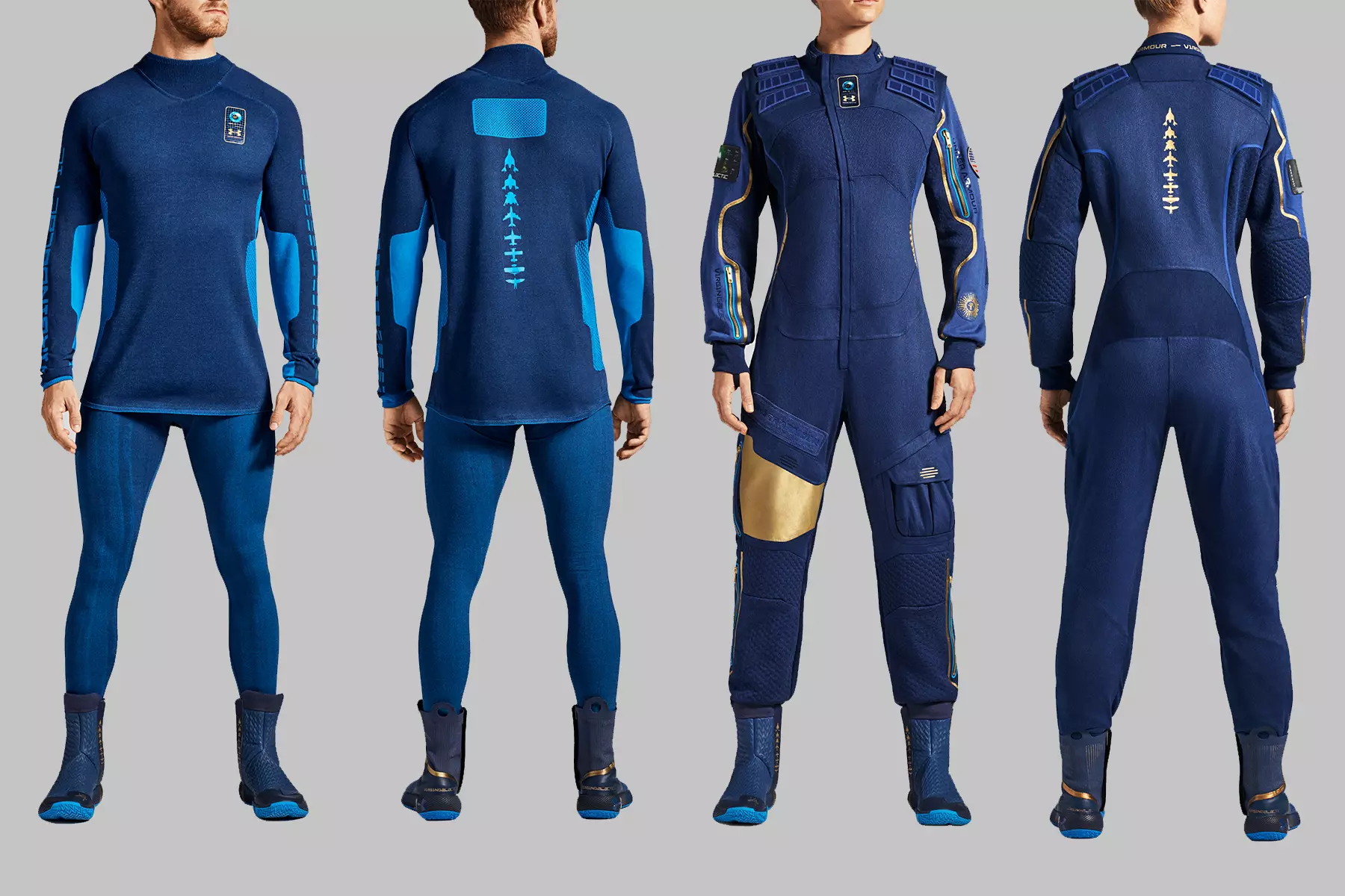 Under Armour x Virgin Galactic Base Layer și Space Suite