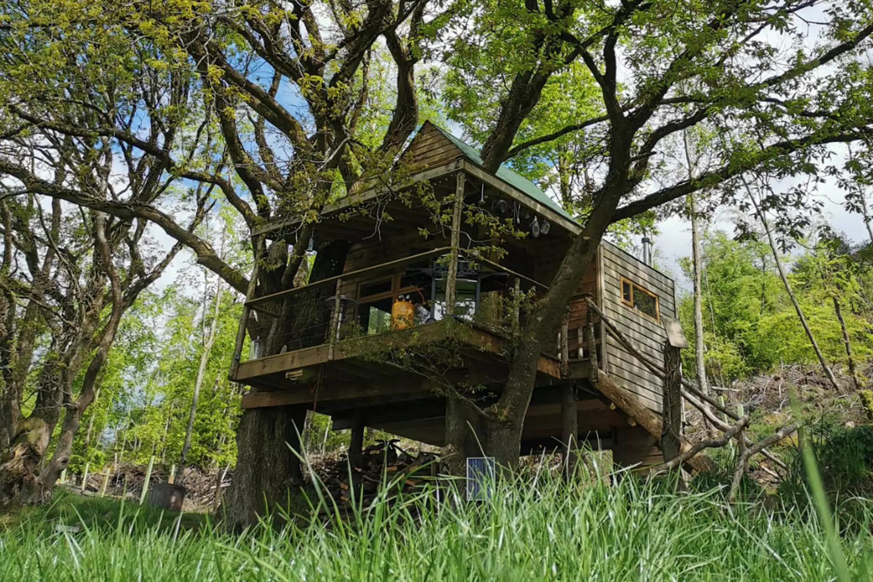 Ita ti Hilltop Treehouse ni Baltinglass, County Wicklow, Ireland