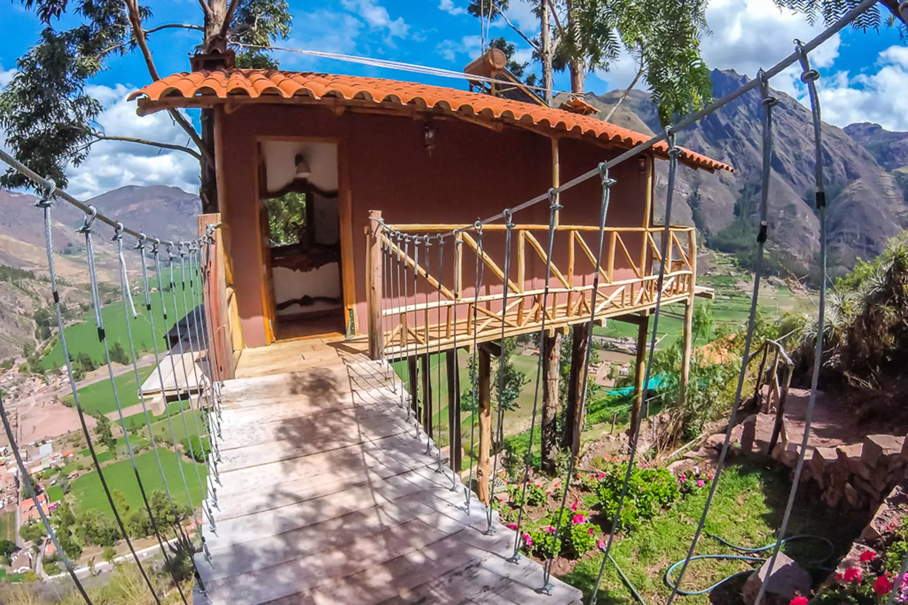 Altar Inca Guest House'un dış cephesi - Cusco, Peru'daki Ağaç Ev