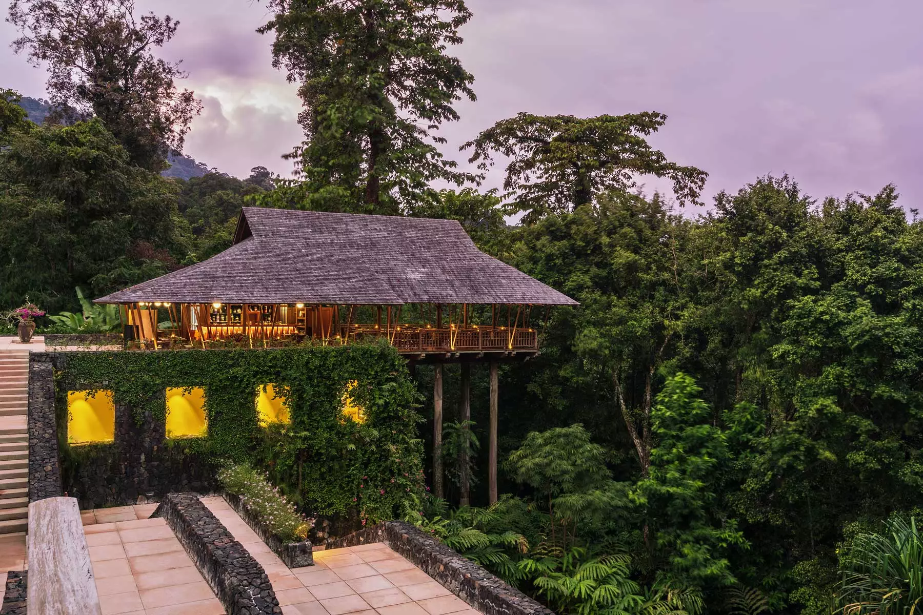 Від на рэстаран Pavilion курорта Datai Langkawi, у Малайзіі