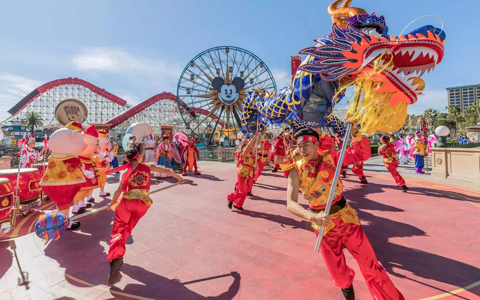 Lunárny novoročný festival Disneyland