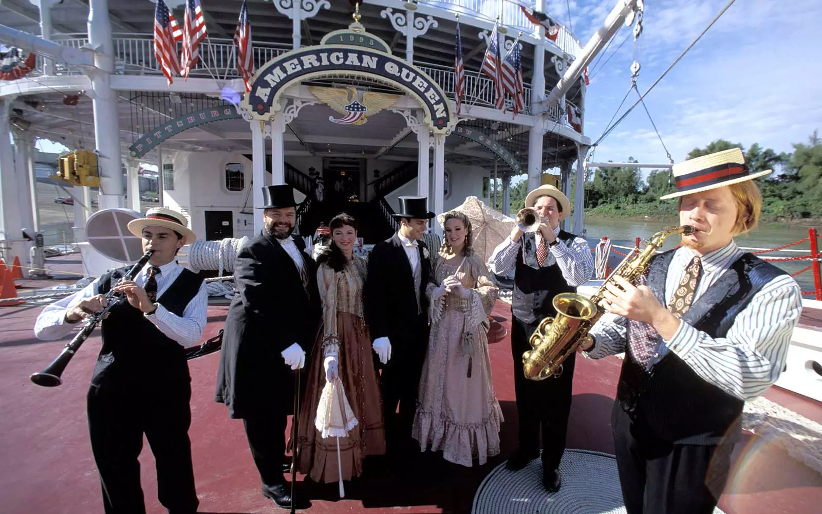 Ang American Queen Steamboat river cruise sa New Orleans