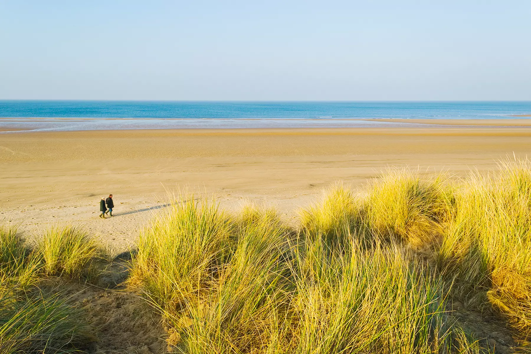 Plaża Holkam, Norfolk, Wielka Brytania